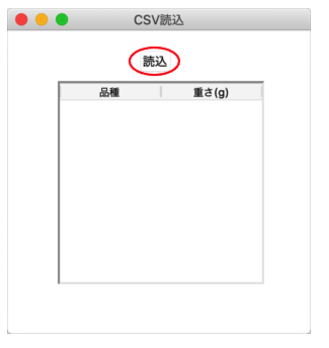 【Python】 tkinter csvファイルを読み込みTreeviewに表示する / え〜のう